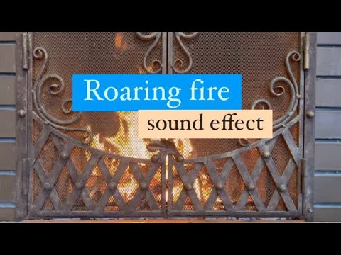 Roaring fire sound effect | Burning fire | relax | fall asleep | fast ...