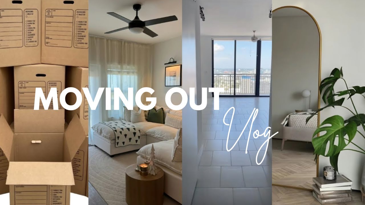 MOVING OUT VLOG🏠Selling all my Furniture + Donating clothes & make up ...