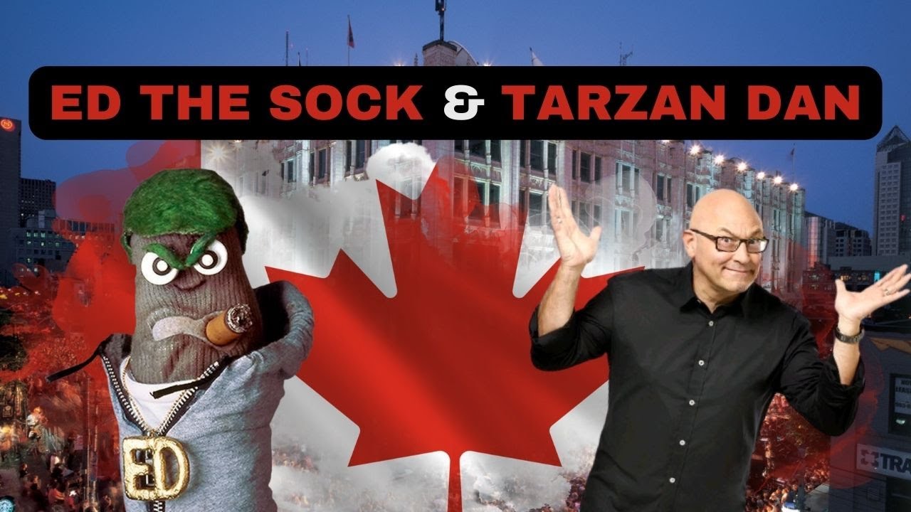 Ed the Sock and Tarzan Dan hang out on The Canadian Show - YouTube