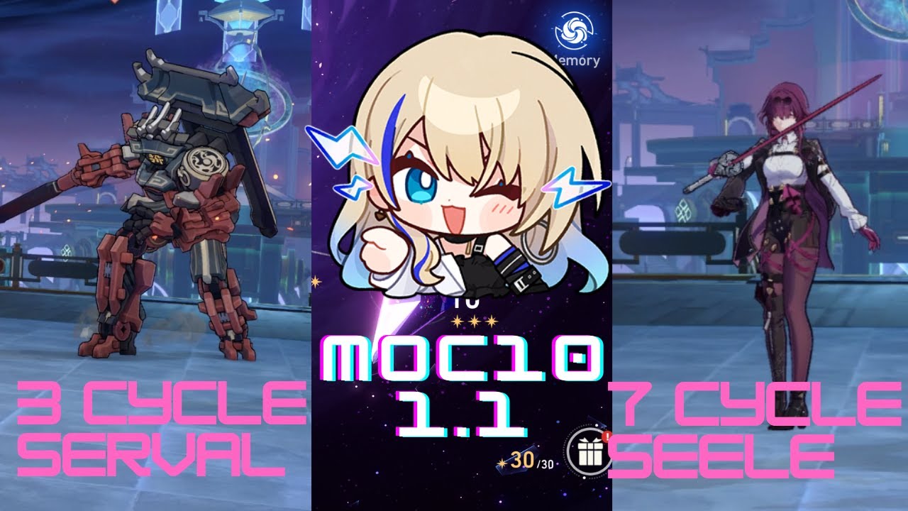 [Honkai Star Rail] Memory Of Chaos Stage 10 (1.1 Phase 1) 30 Cycle left - YouTube