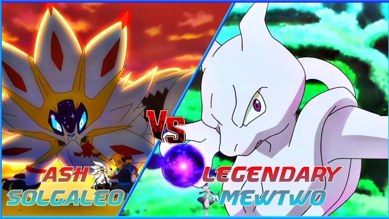 ASH SOLGALEO V/S LEGENDARY MEWTWO | Why Anime | - YouTube