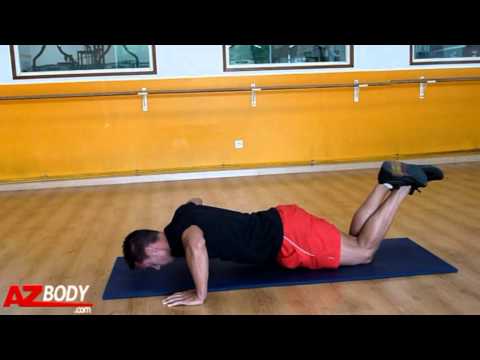 musculation des pectoraux - Pompes sur les genoux - YouTube