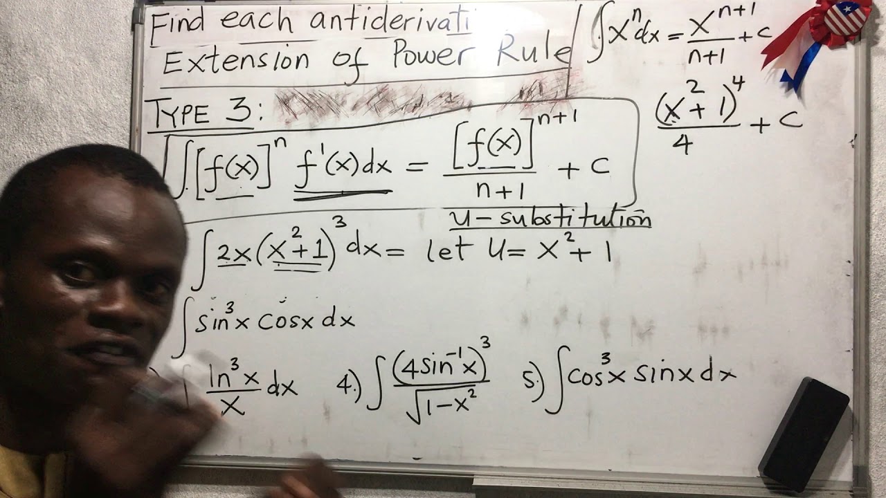 Extension of the Power Rule Type II involving Integral Calculus - YouTube