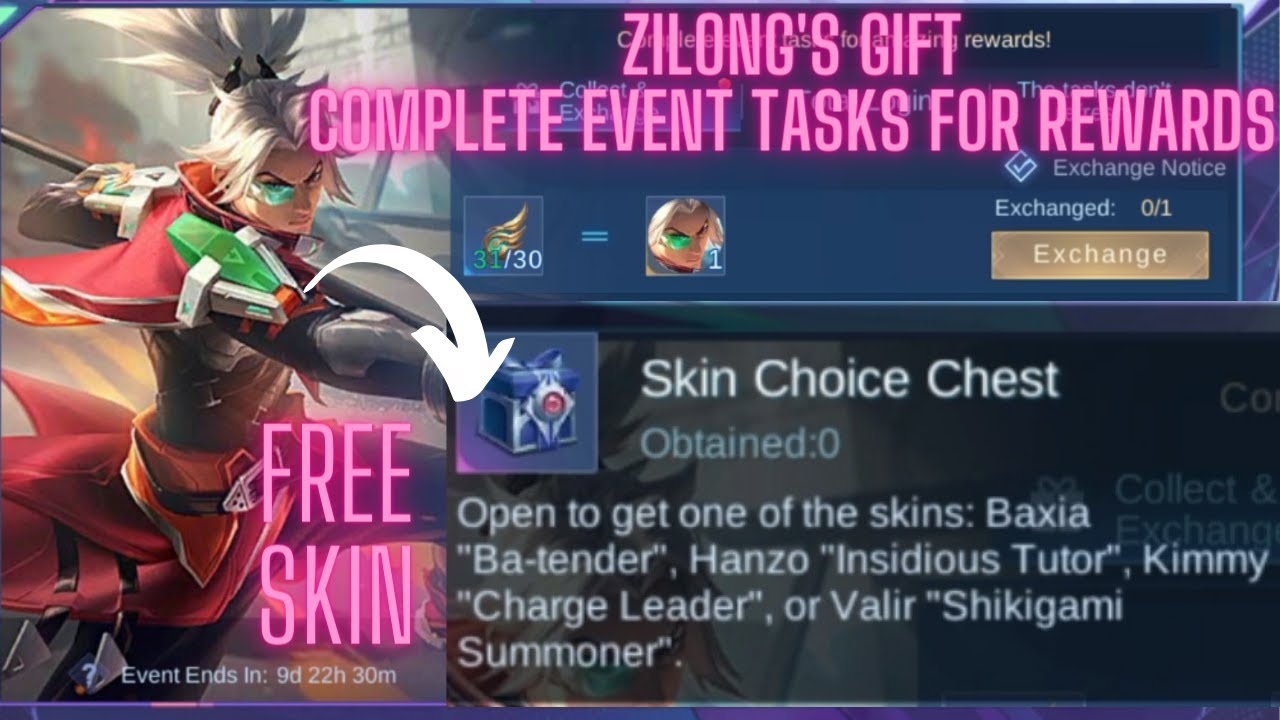 Zilong's Gift || Complete Event Tasks For Rewards || Collect An ...