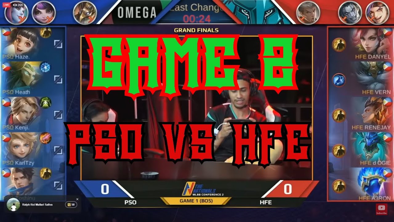 🔴GAME 2:Grand Final PSO vs HFE - YouTube