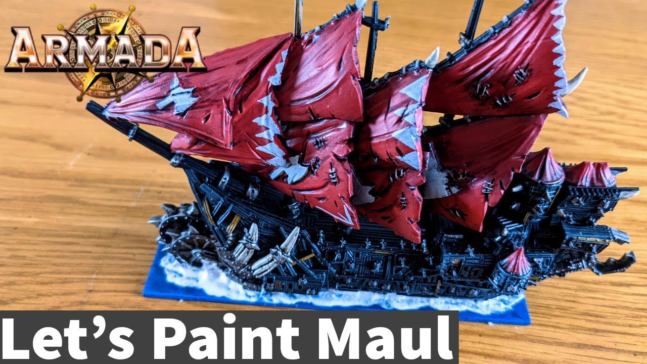 Let's Paint "Maul" XL Ship for Kings of War Armada by Mantic Games ...