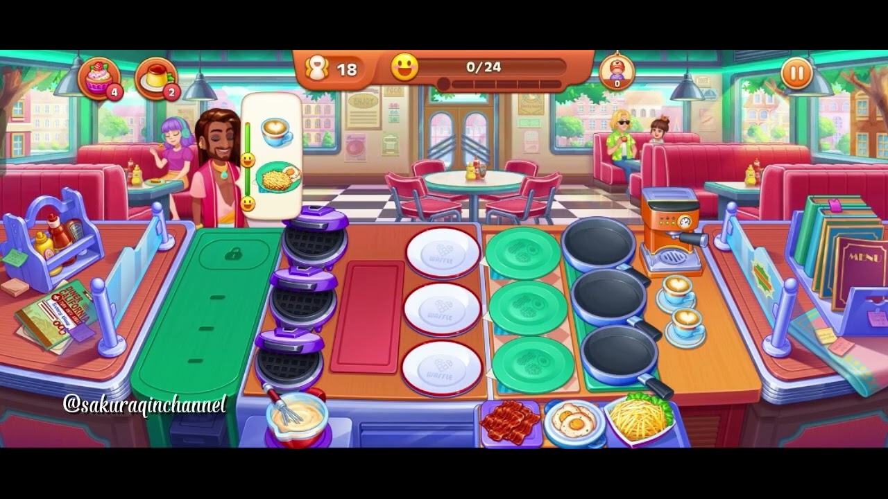 Main Cafe Game 2025 | @sakuraqinchannel #game #masak #dapur - YouTube