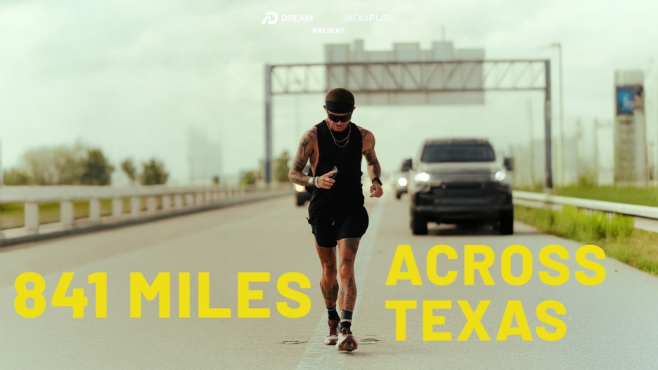 THE LONG WAY ACROSS | RUNNING 841 MILES ACROSS TEXAS | FULL DOCUMENTARY ...