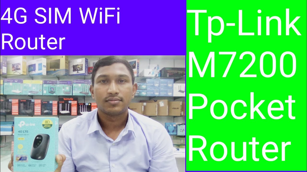 TP-Link M7200 Pocket Router Review ||SIM WiFi Router ||4G LTE Router ...
