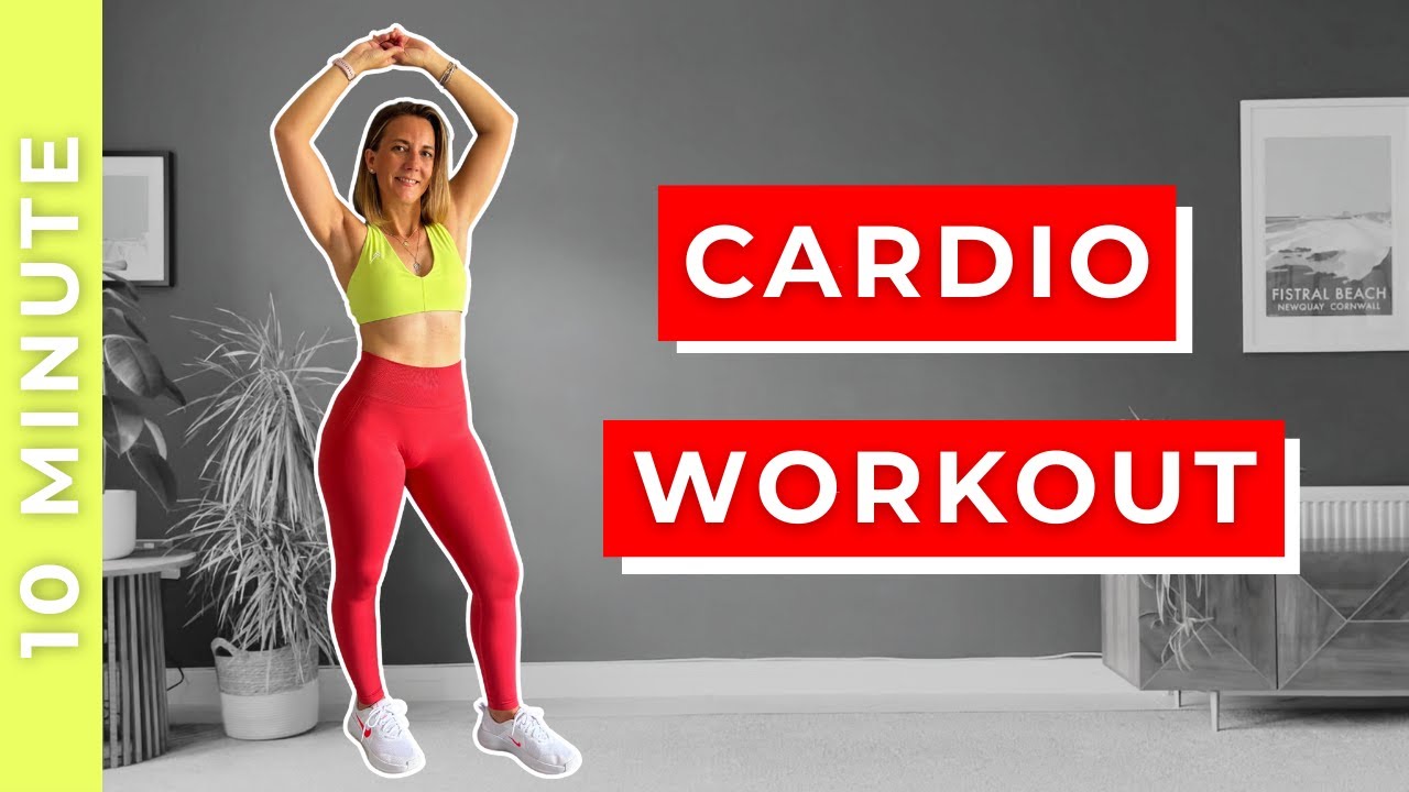 10 Min At Home Cardio Workout | No Repeat, All Standing - YouTube