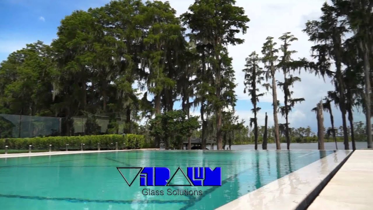 Vitralum Glass Solutions Inc pool fence with a contemporary style ...
