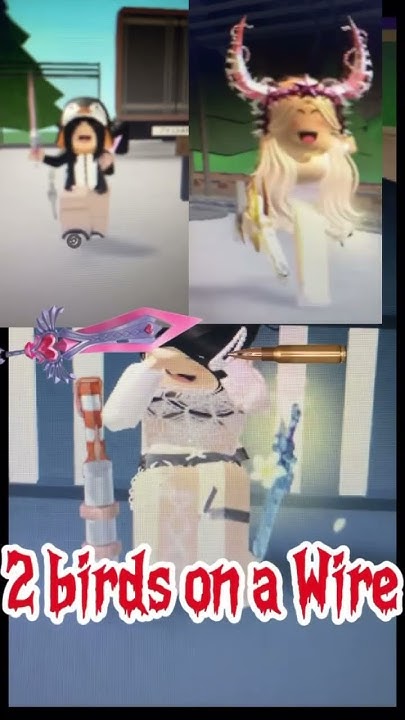 2 birds on a wire - YouTube