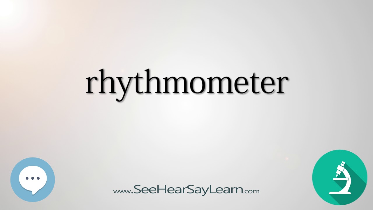 rhythmometer Scientific Instrumentation 🔊 - YouTube