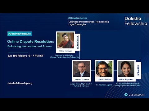 ODR- Balancing Innovation&Access: Justice K Kannan, Chittu Nagarajan, Sachin Malhan & Chitra Narayan