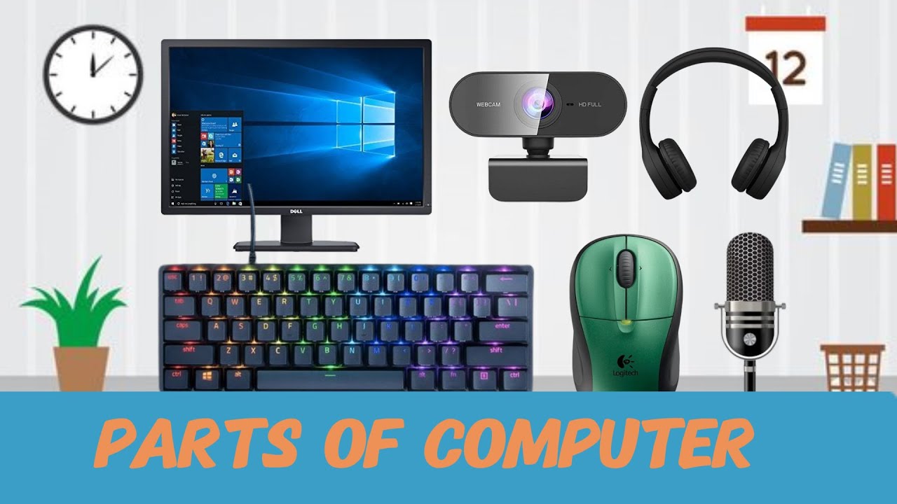 Parts of Computer | Preschool Educational and Learning Videos for ...