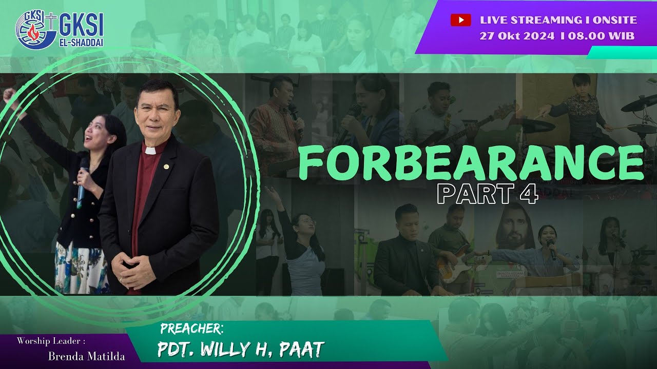 LIVE - Streaming Ibadah Raya Minggu GKSI EL SHADDAI | 27 Oktober 2024 ...