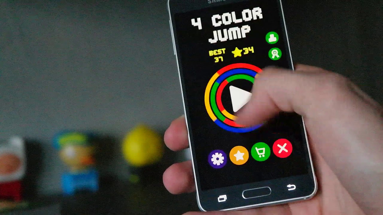 4 Color Jump - fun arcade game! - YouTube