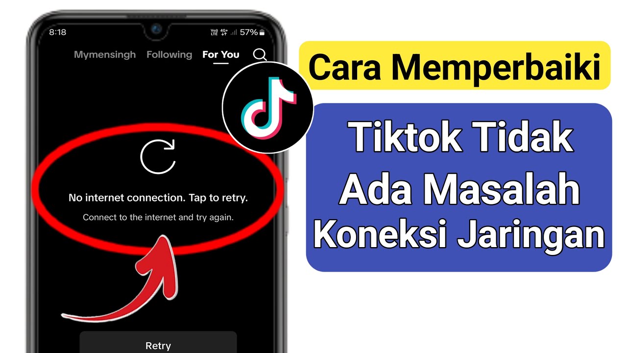 PERBAIKI Masalah Tik Tok Tidak Ada Koneksi Internet 2024 - YouTube