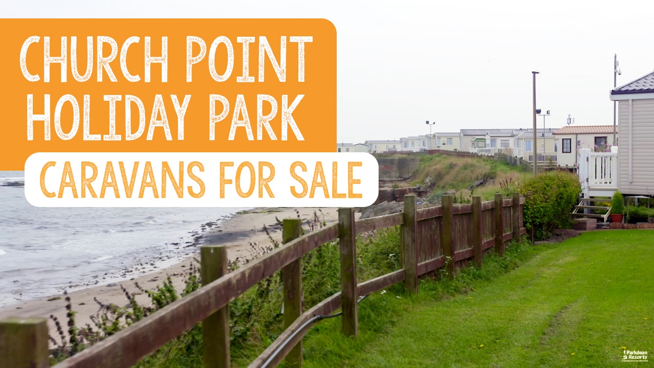 Caravans For Sale at Church Point Holiday Park, Northumberland - YouTube