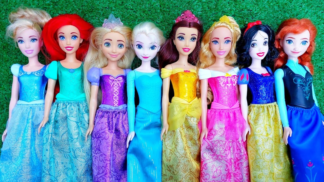 99 Minutes Disney princesses Collection ASMR Satisfying Unboxing ...