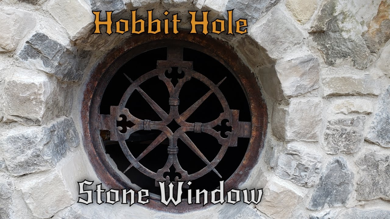 Hobbit Hole Reveal - Making a Stone Window Frame - YouTube