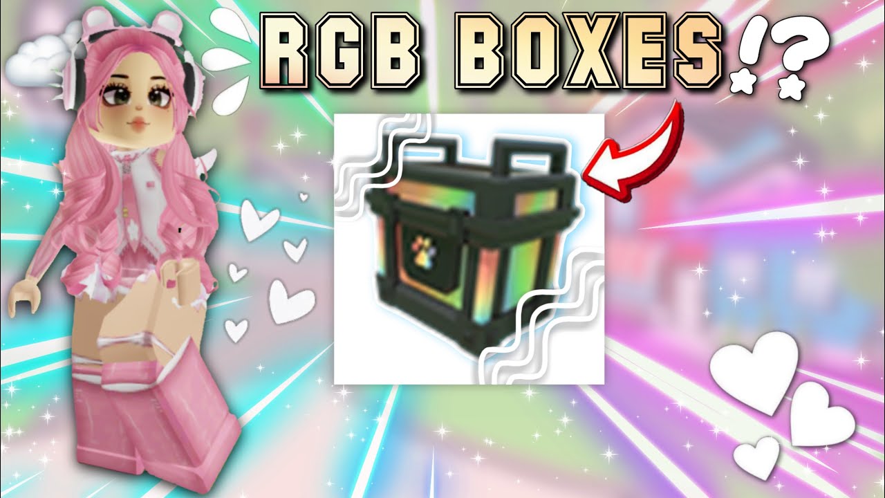 Adopt me Opening 9 RGB boxes!😮🫶 - YouTube