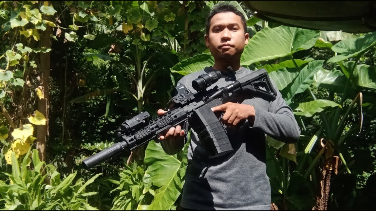 AIRSOFTGUN M416 FULL UPGRADE LOW BADGET - YouTube