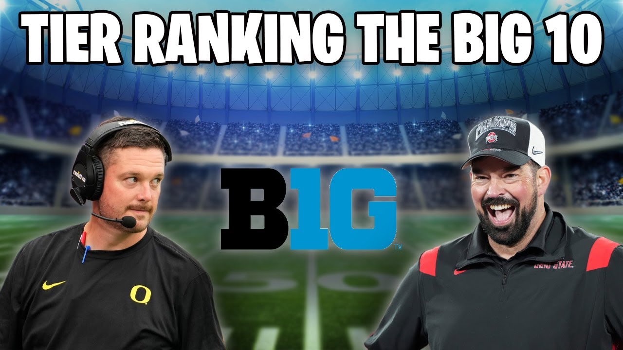 Tier Ranking The Big Ten Football Teams 2024 - YouTube