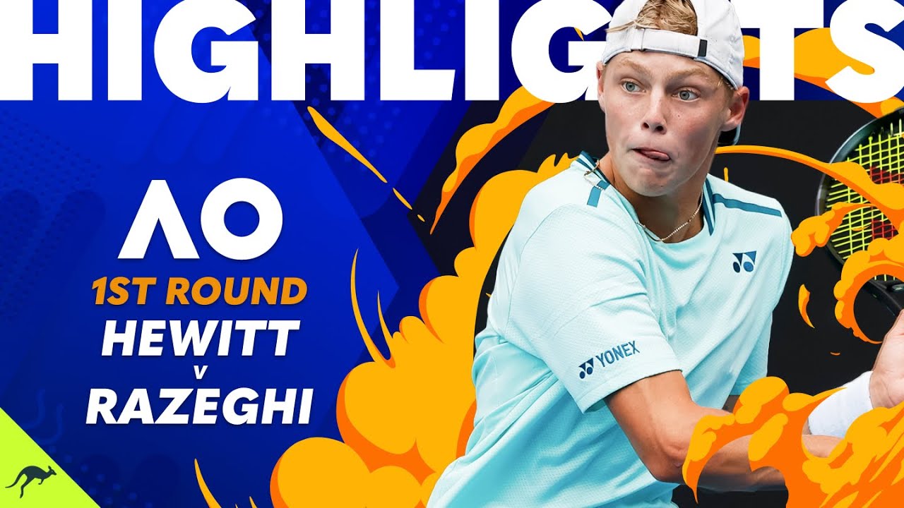 Cruz Hewitt v Alexander Razeghi - 2024 Australian Open: Round 1 ...