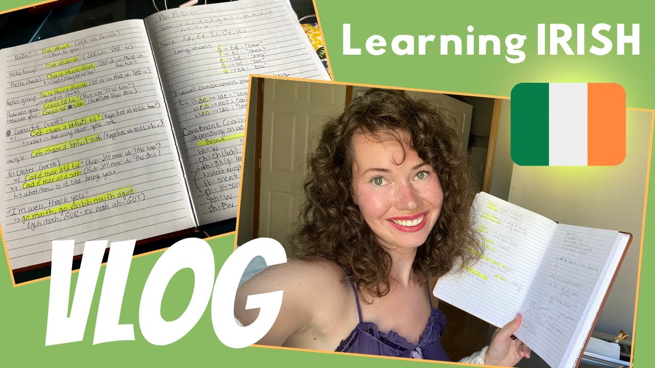 How I Practice IRISH! 🇮🇪| Beginner's Language Learning Vlog | Learning ...