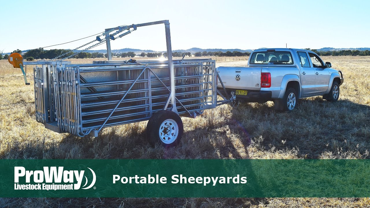 ProWay Portable Sheepyards - YouTube