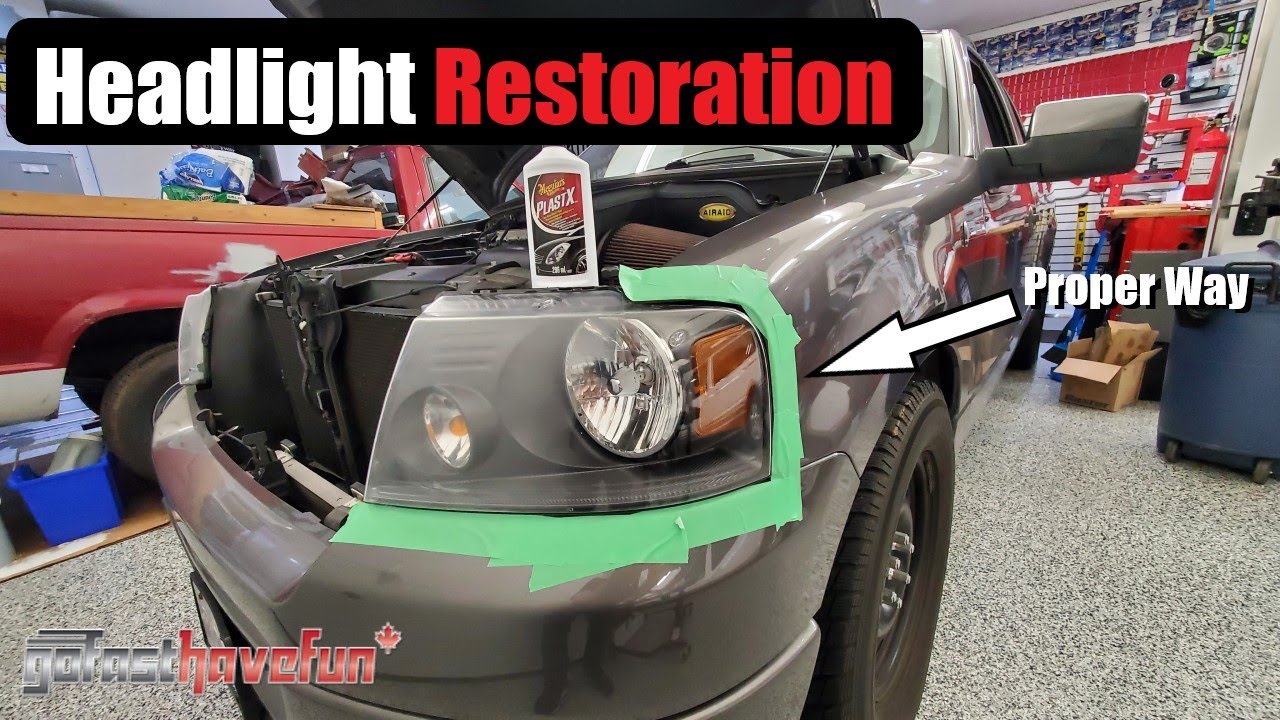 How to RESTORE & UPGRADE Headlights the proper way (LED Headlight ...
