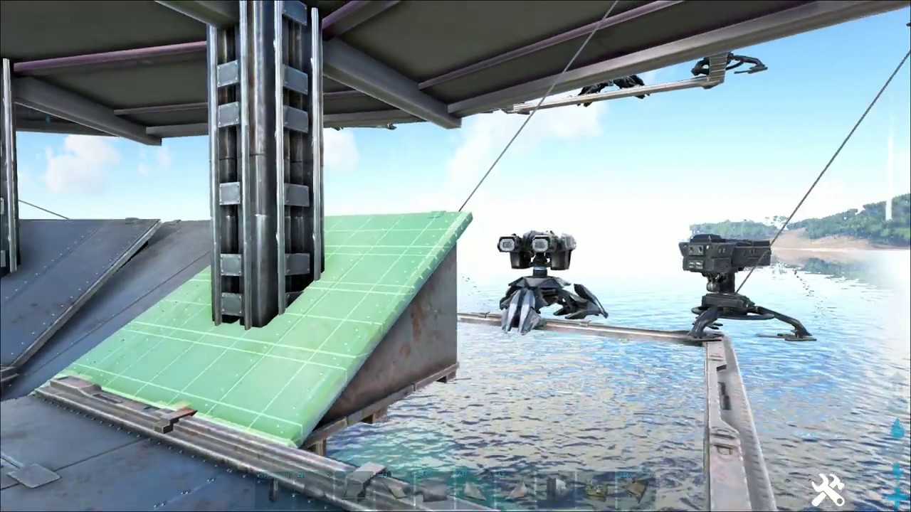 ARK: Survival Evolved. Turret tower. Upgrade. Sniper points. Part 02 ...