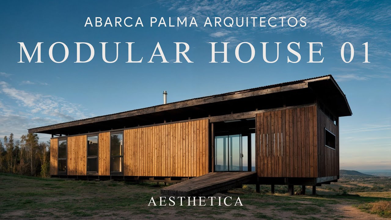 Minimalist Modular Home Tour: Living in Harmony with Nature - YouTube