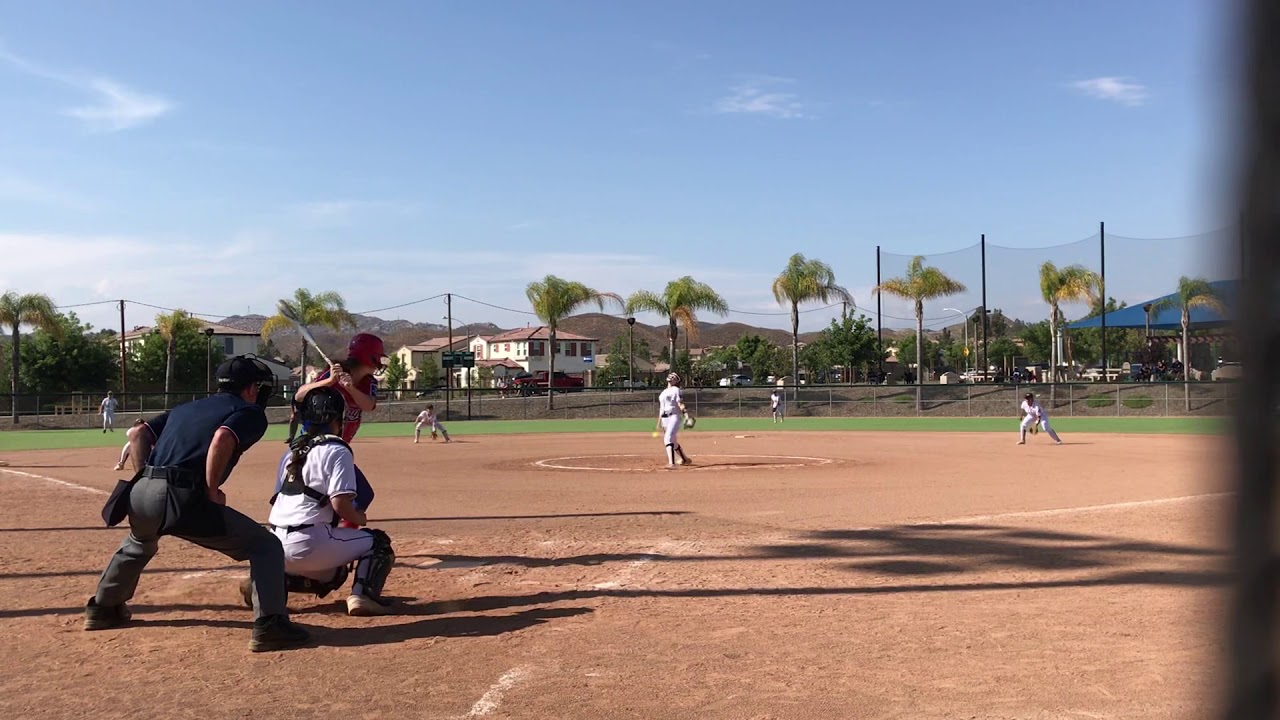 Marissa “Rabbit” Gonzalez 2021 Catcher Sac Fly - YouTube
