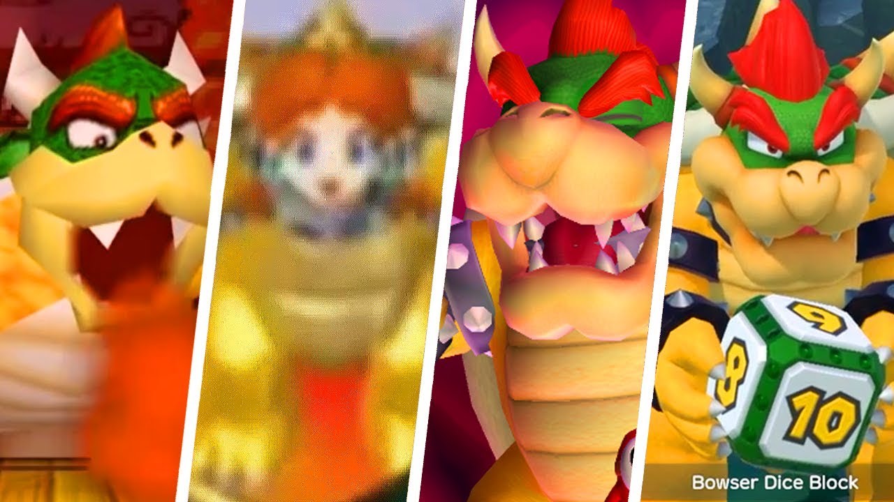 Evolution of Bowser in Mario Party Games (1998 - 2018) - YouTube