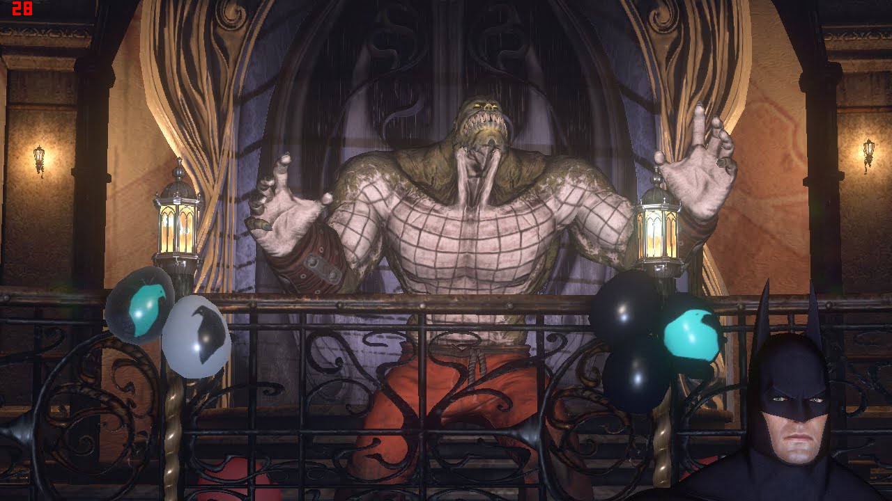 Batman: Arkham Knight: Classic Arkham Killer Croc Boss Fight - YouTube