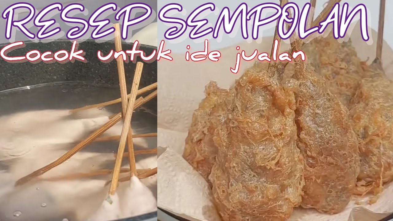 Jajanan Cemilan paling laris! Resep Sempolan ide Jualan - YouTube