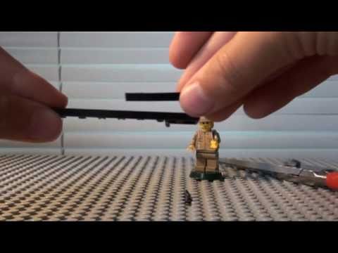 how to make a lego sten gun - YouTube