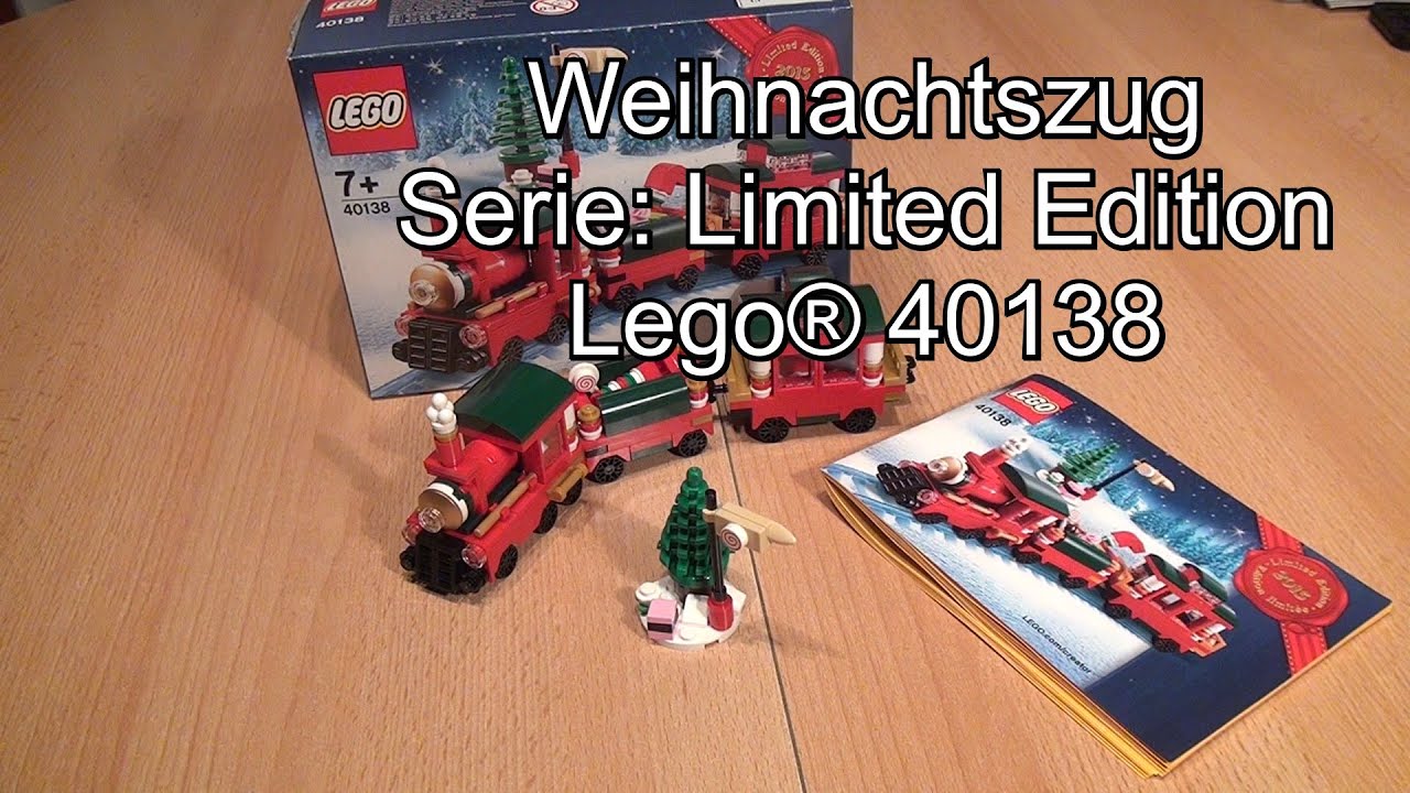 Test LEGO Weihnachtszug (Set 40138 Christmas Train Review) - YouTube