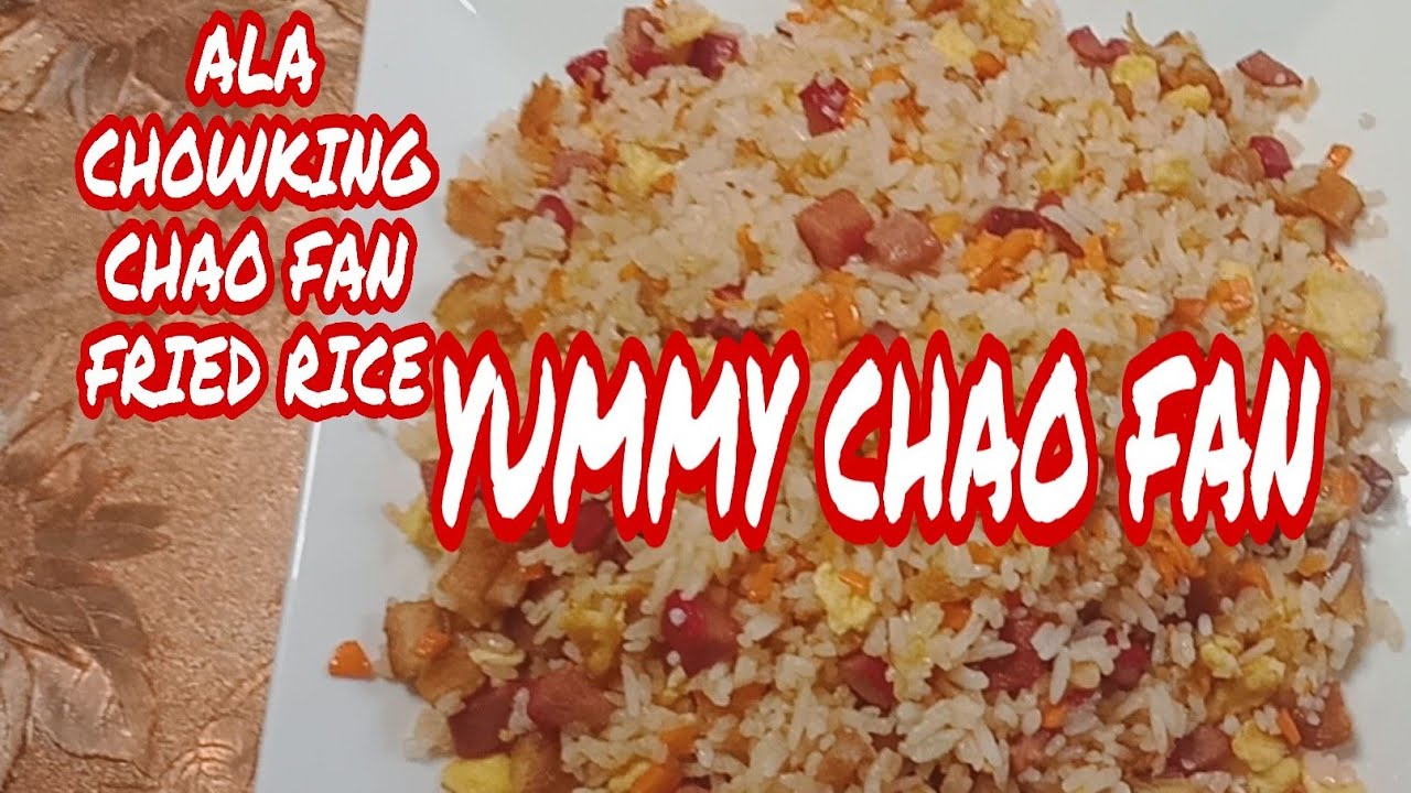 How to cook pork chao fan fried rice | ala chowking yummy - YouTube