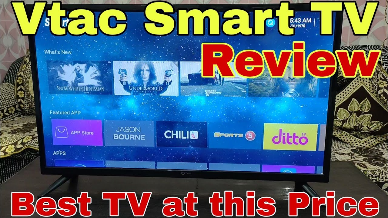 VTAC Smart TV Review 40" FullHD TV Comparison with Other Brands Smart ...