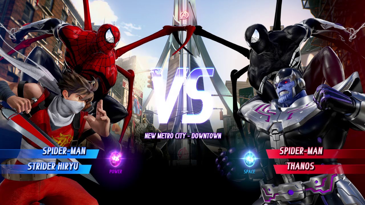 MARVEL VS. CAPCOM: INFINITE spiderman homecoming DLC - YouTube