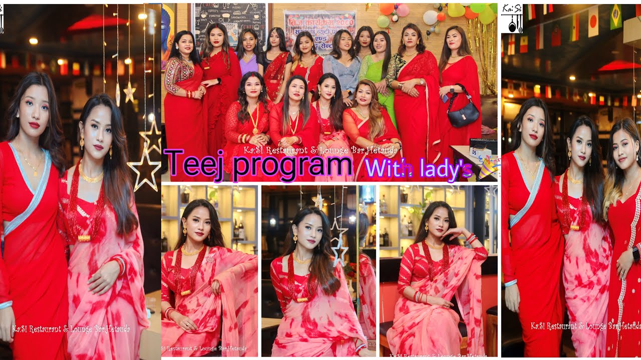 Teej ko ramjham🎉 with beautiful ladies ️ daar program at ka:si ...