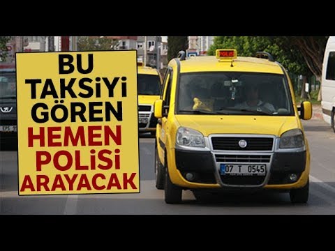 'Taksi' Yazılı Işıklı Tabela, Bir Düğmeyle ' Polis İmdat'a Dönüyor