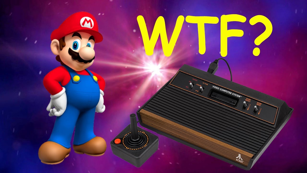 Super Mario On An Atari 2600? WTF ?? ( Princess Rescue ) - YouTube