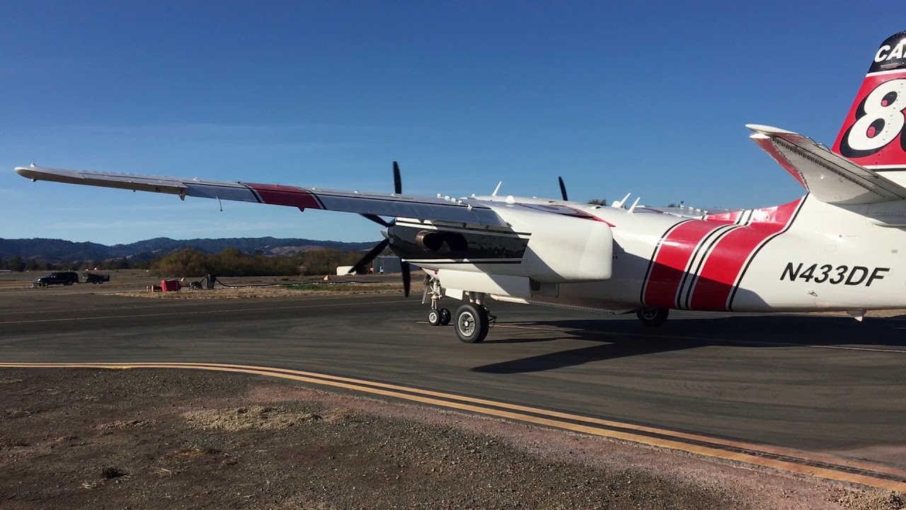 S2-T tanker undergoes testing at Cal Fire air attack base near Sonoma ...