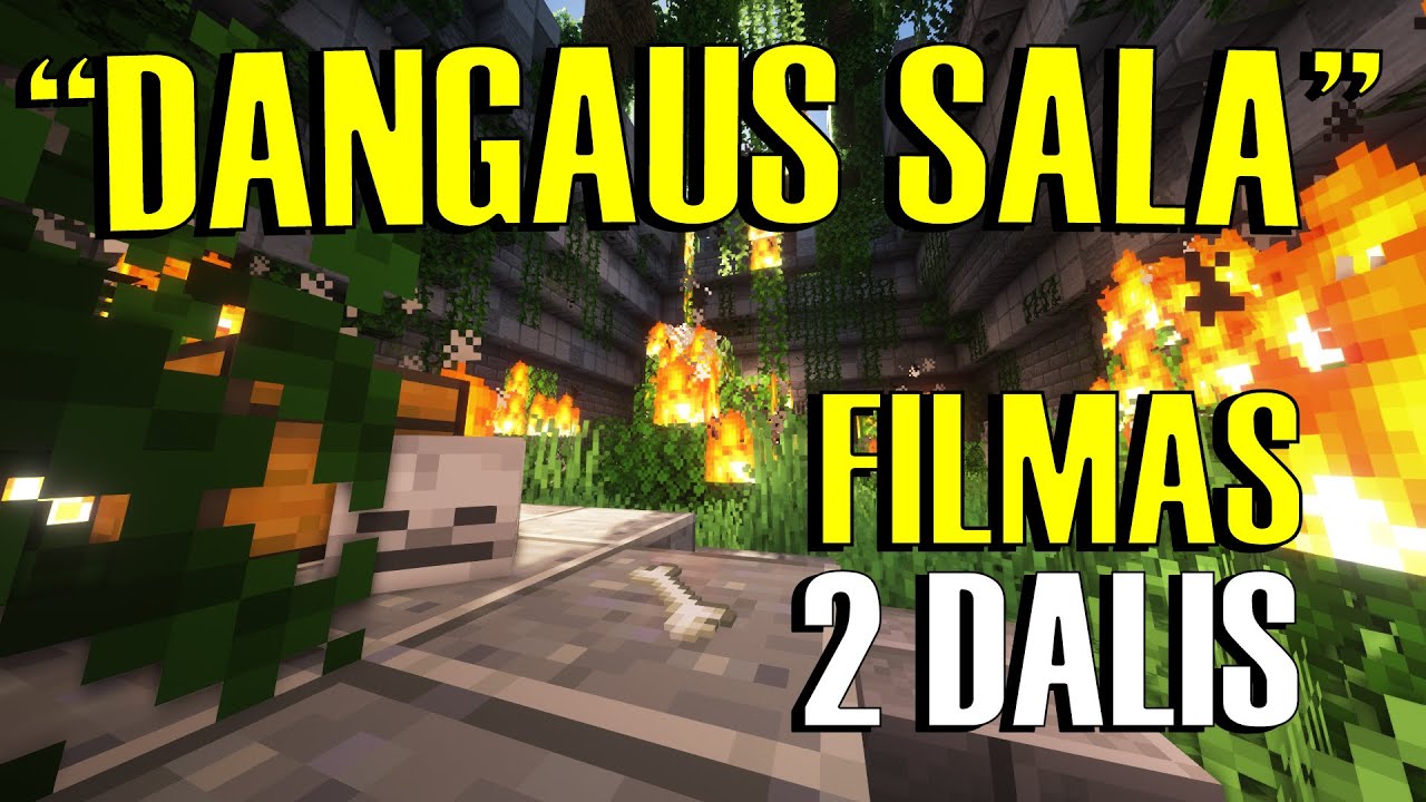 Minecraft filmas - "Dangaus sala" - 2 Dalis [Lietuviškai] - YouTube