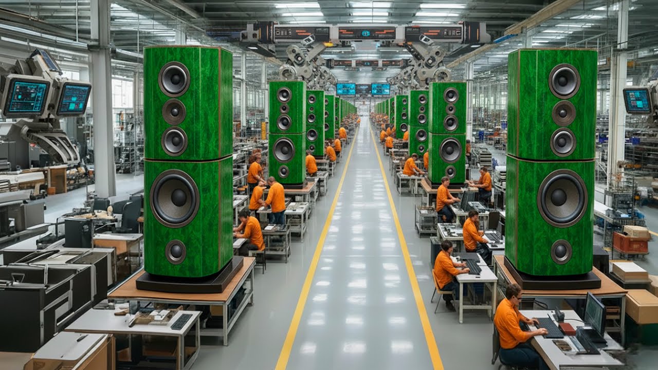 How Millions Of Speakers Are Manufactured Each Year Inside Giant ...