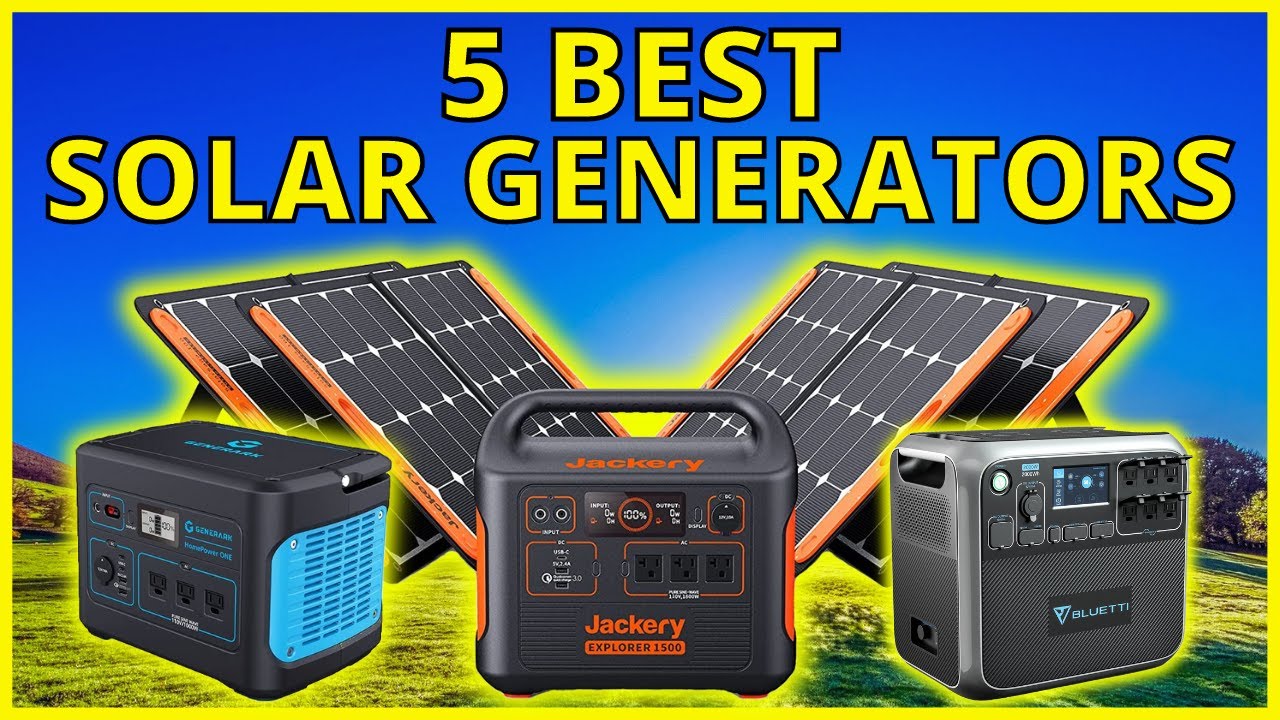 5 BEST SOLAR GENERATORS & POWER BANKS || 2022 - YouTube